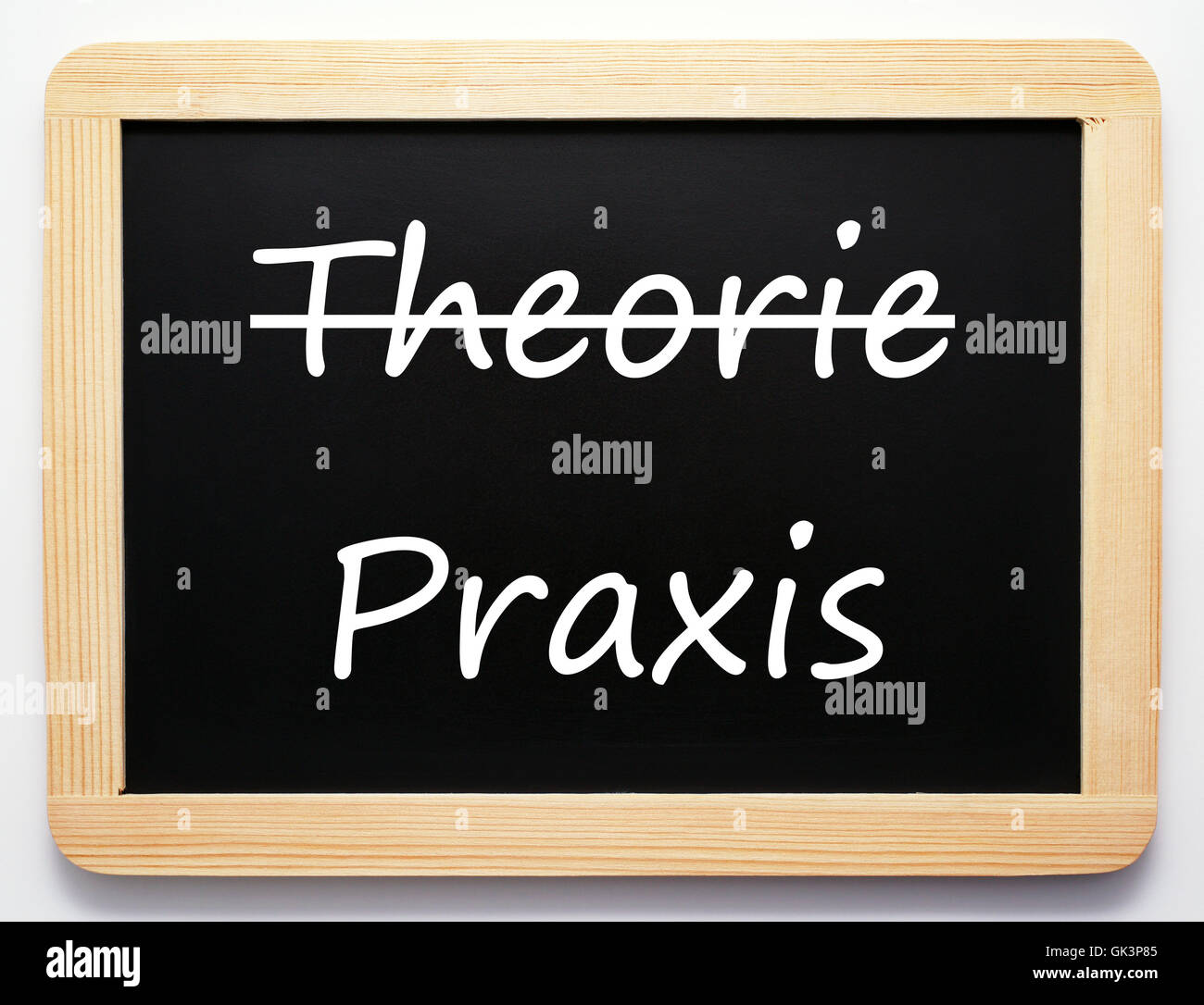 theory / practice - concept sign Stock Photo - Alamy