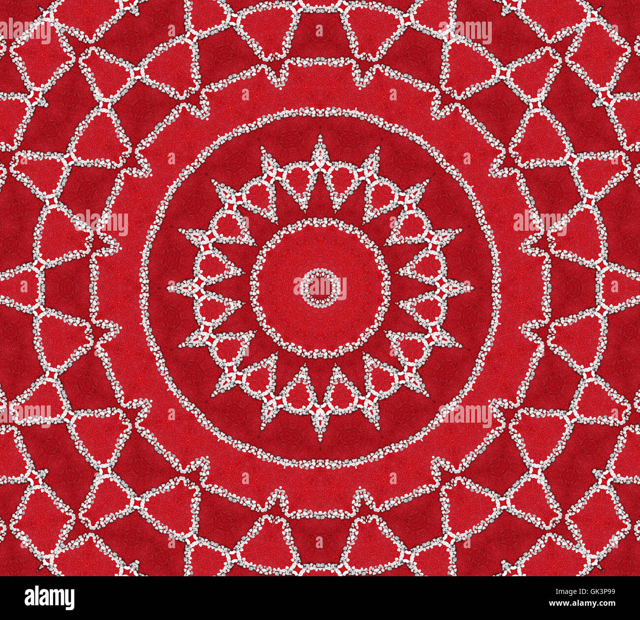 red inspiration mandala Stock Photo - Alamy