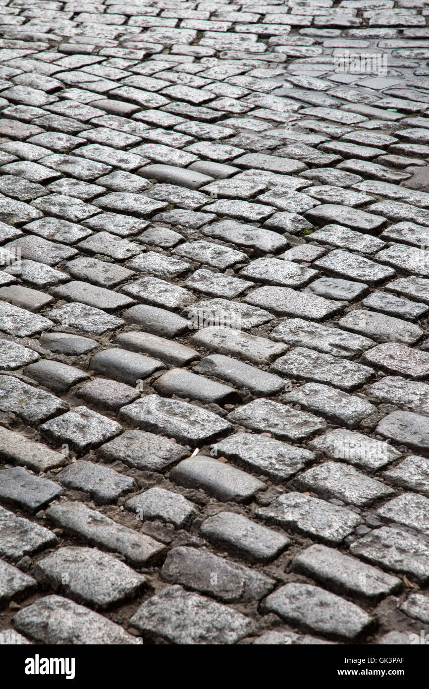 Cobbled Stone Street, Durham, England, UK Stock Photo - Alamy