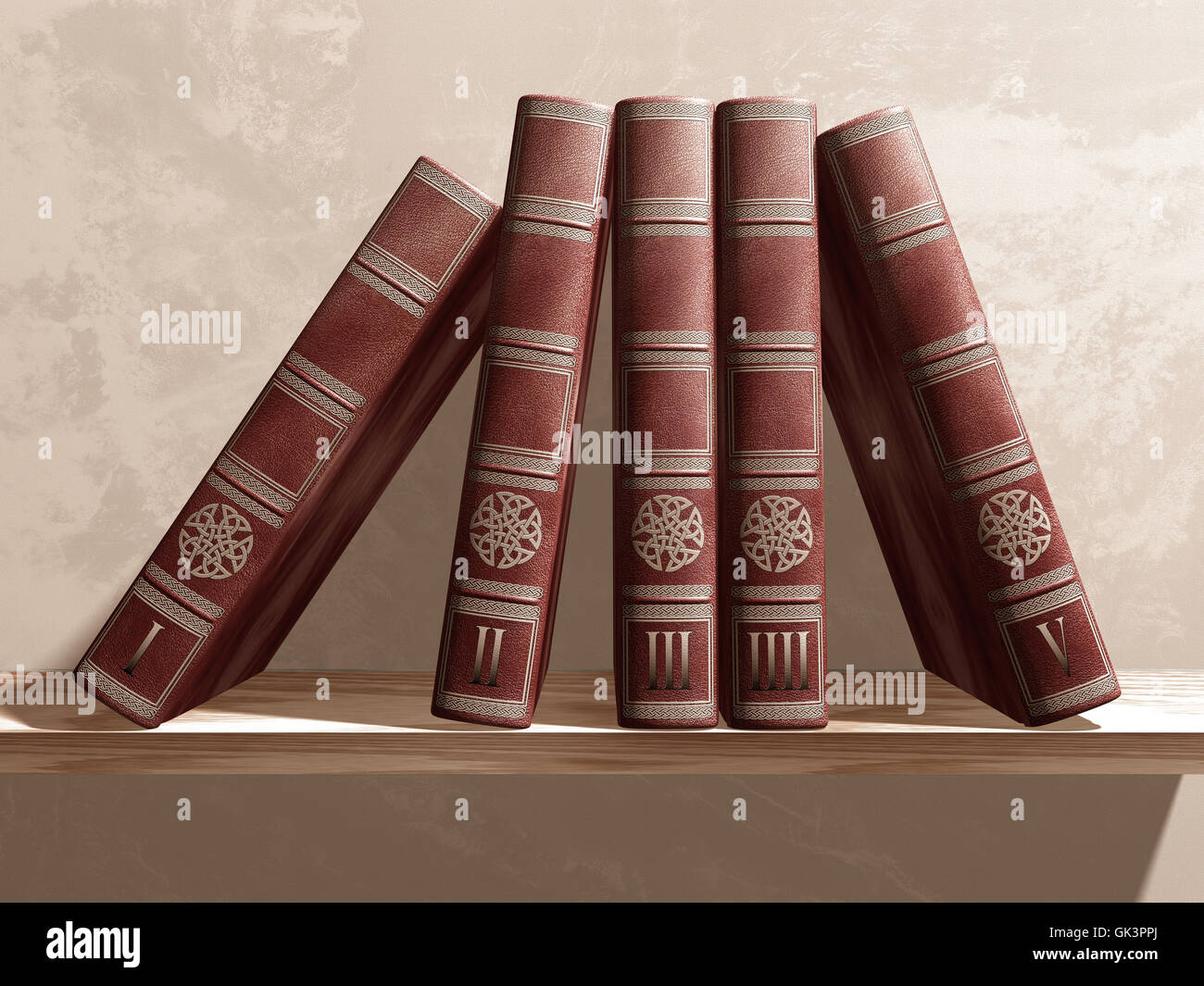 study antique books Stock Photo - Alamy