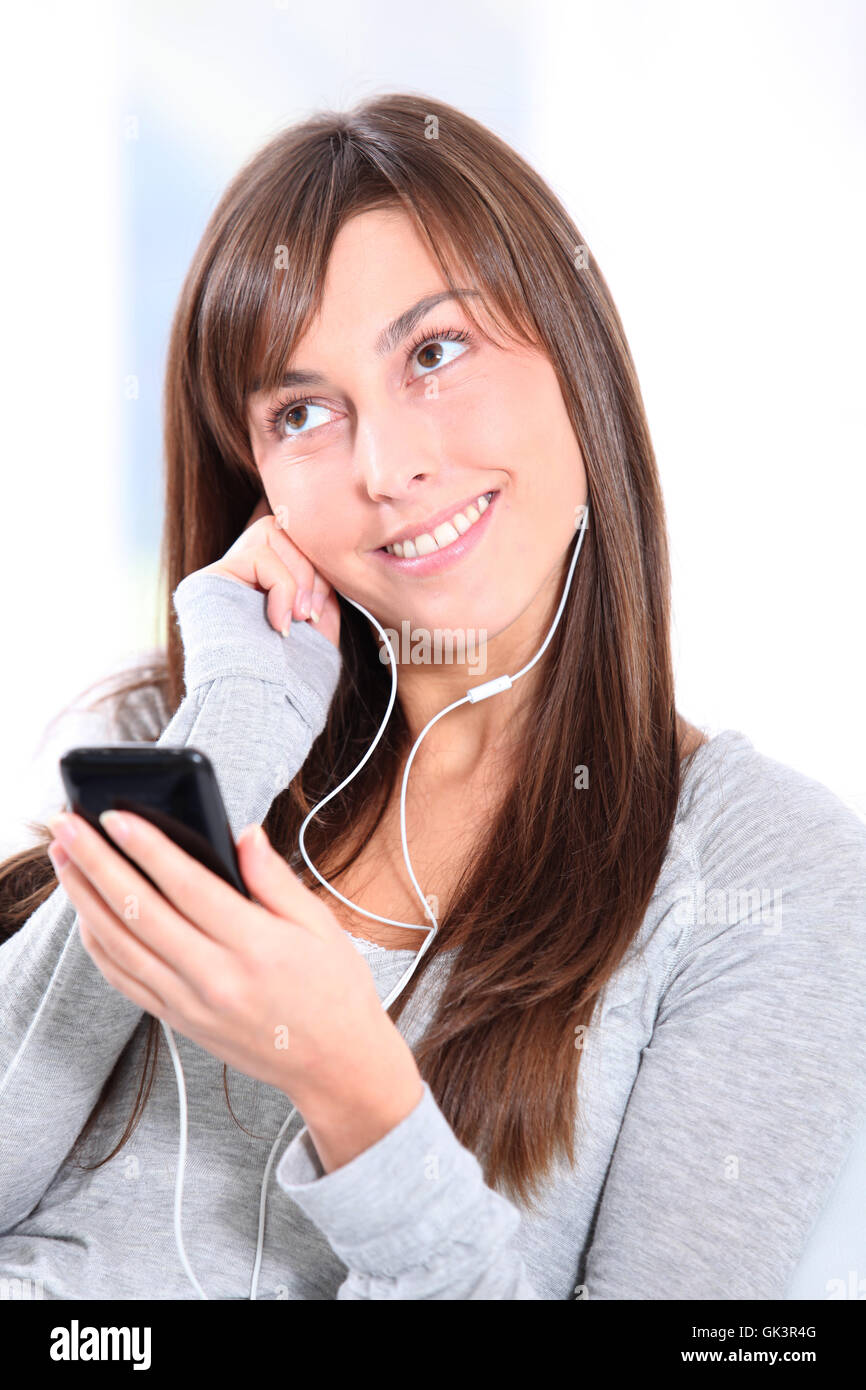 woman telephone phone Stock Photo - Alamy