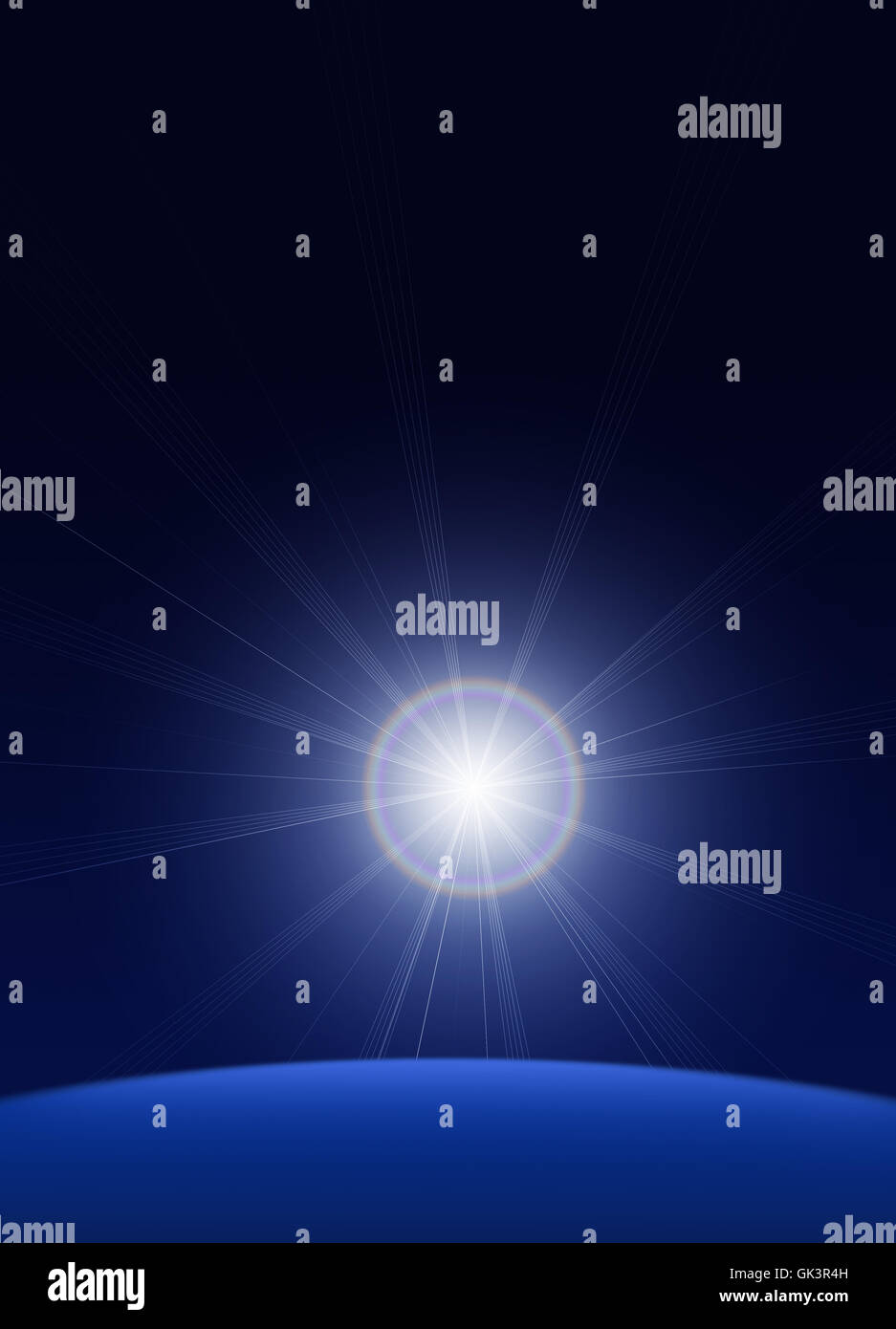 blue sunshine stars Stock Photo - Alamy