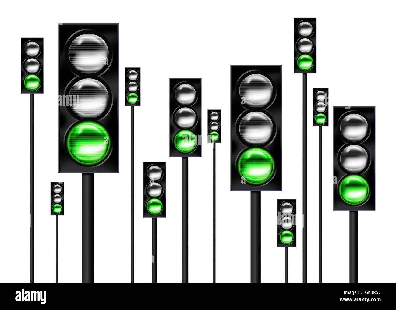 Motorway Warning Sign Cut Out Stock Images & Pictures - Alamy