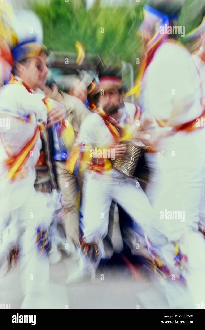 Mad Jacks morris dancers. Hastings old town. Sussex. England. UK Stock ...