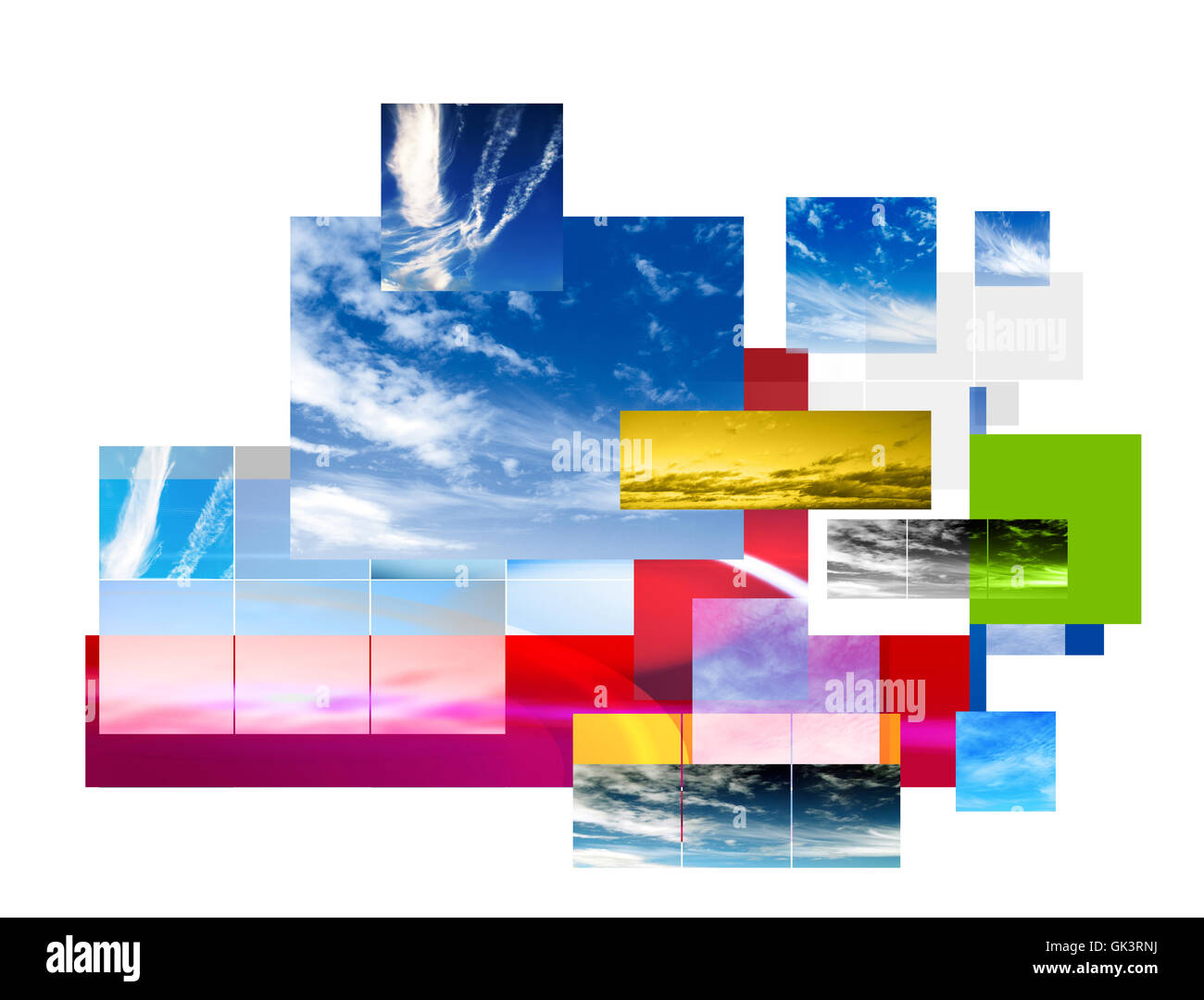 Collage montage abstract Cut Out Stock Images & Pictures - Alamy