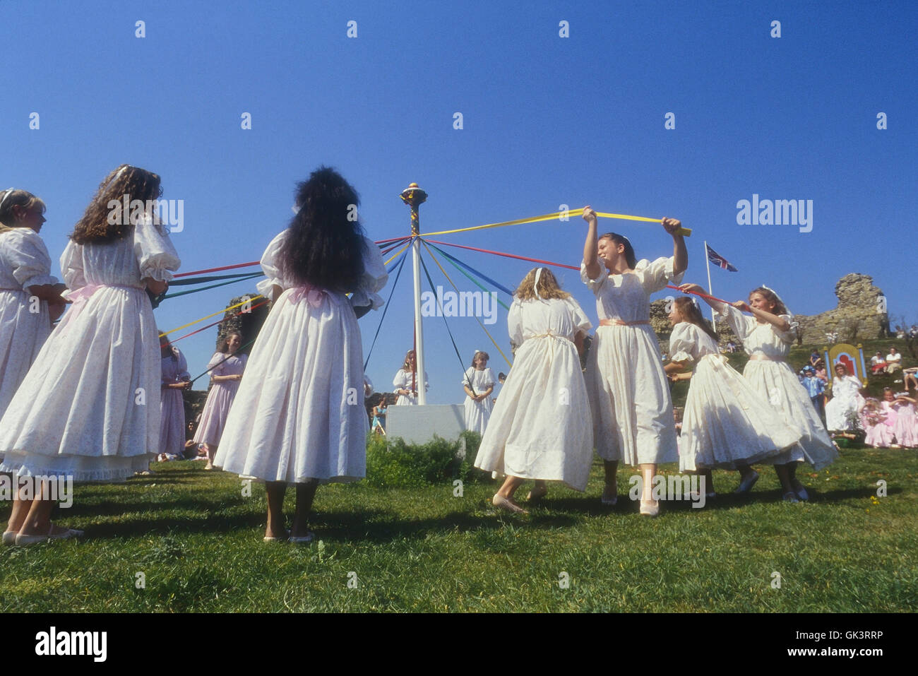 Maypole dancing hi-res stock photography and images - Alamy