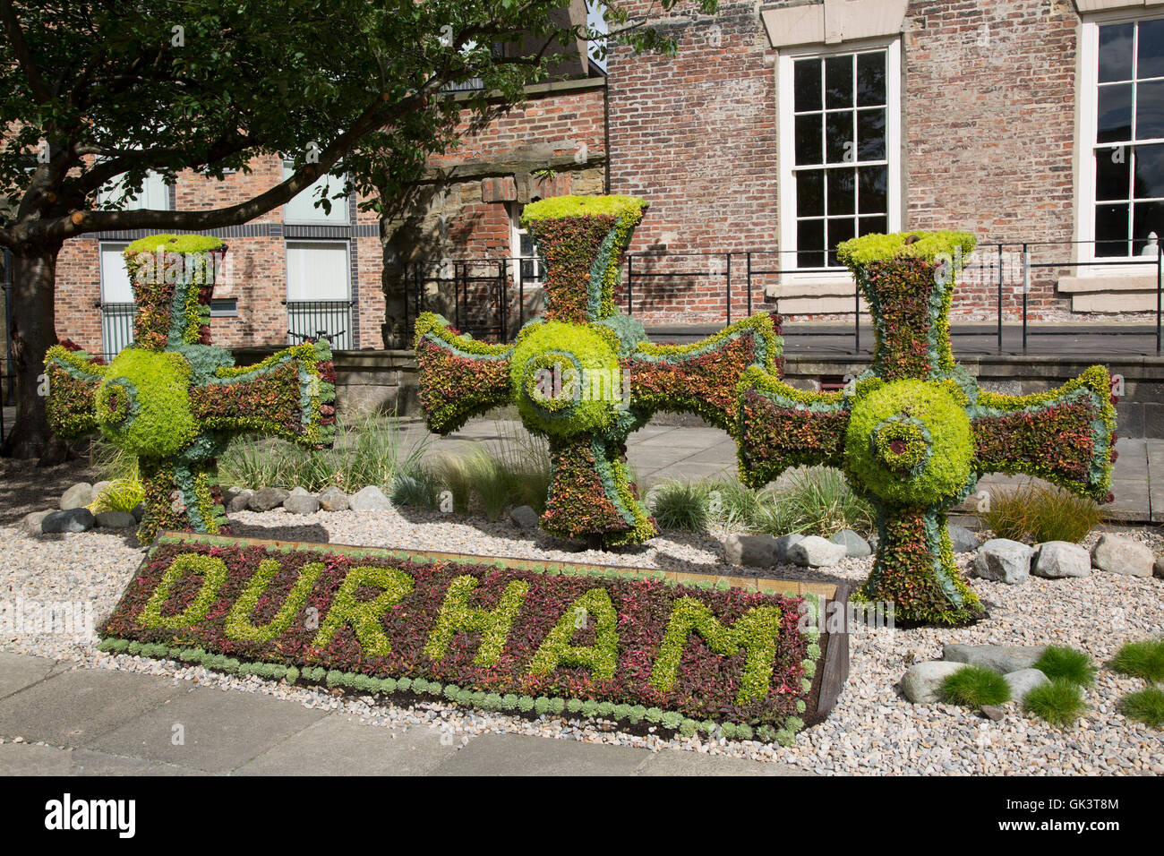 Durham Sign in Plants, England, UK Stock Photo - Alamy