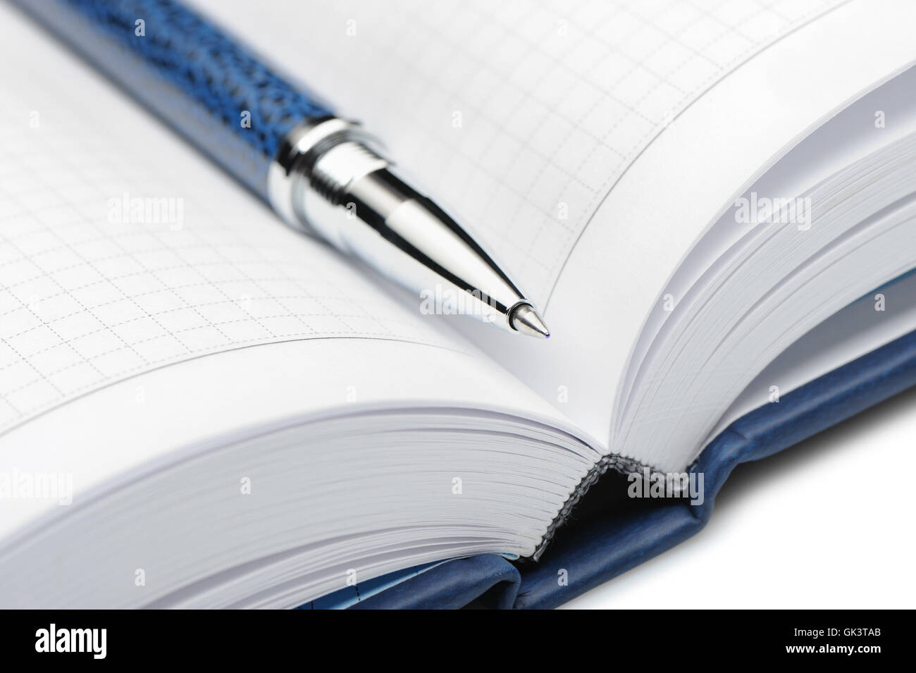 Pen and a notebook Stock Photo - Alamy