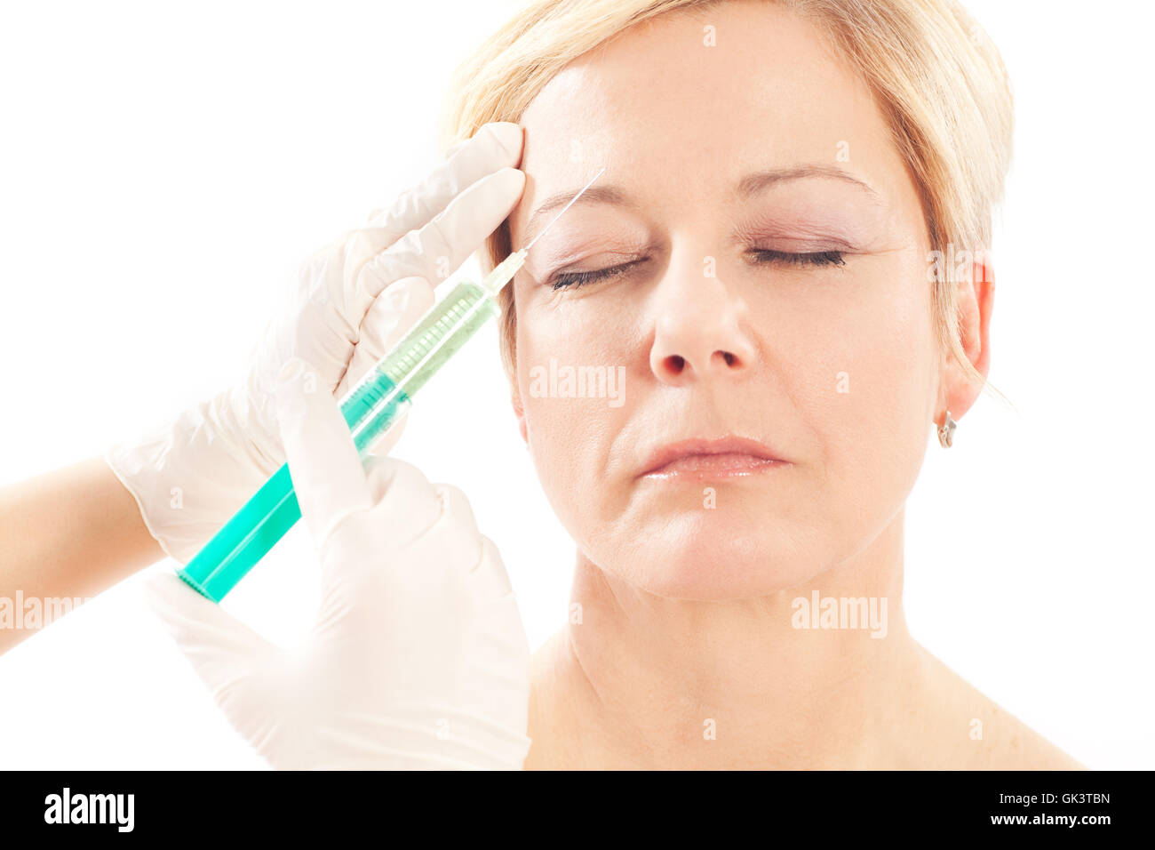 botox - age and beauty Stock Photo - Alamy