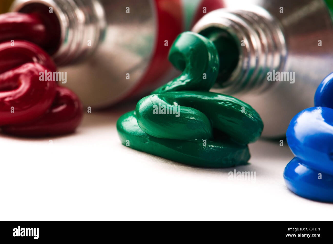 colour tube paint Stock Photo - Alamy