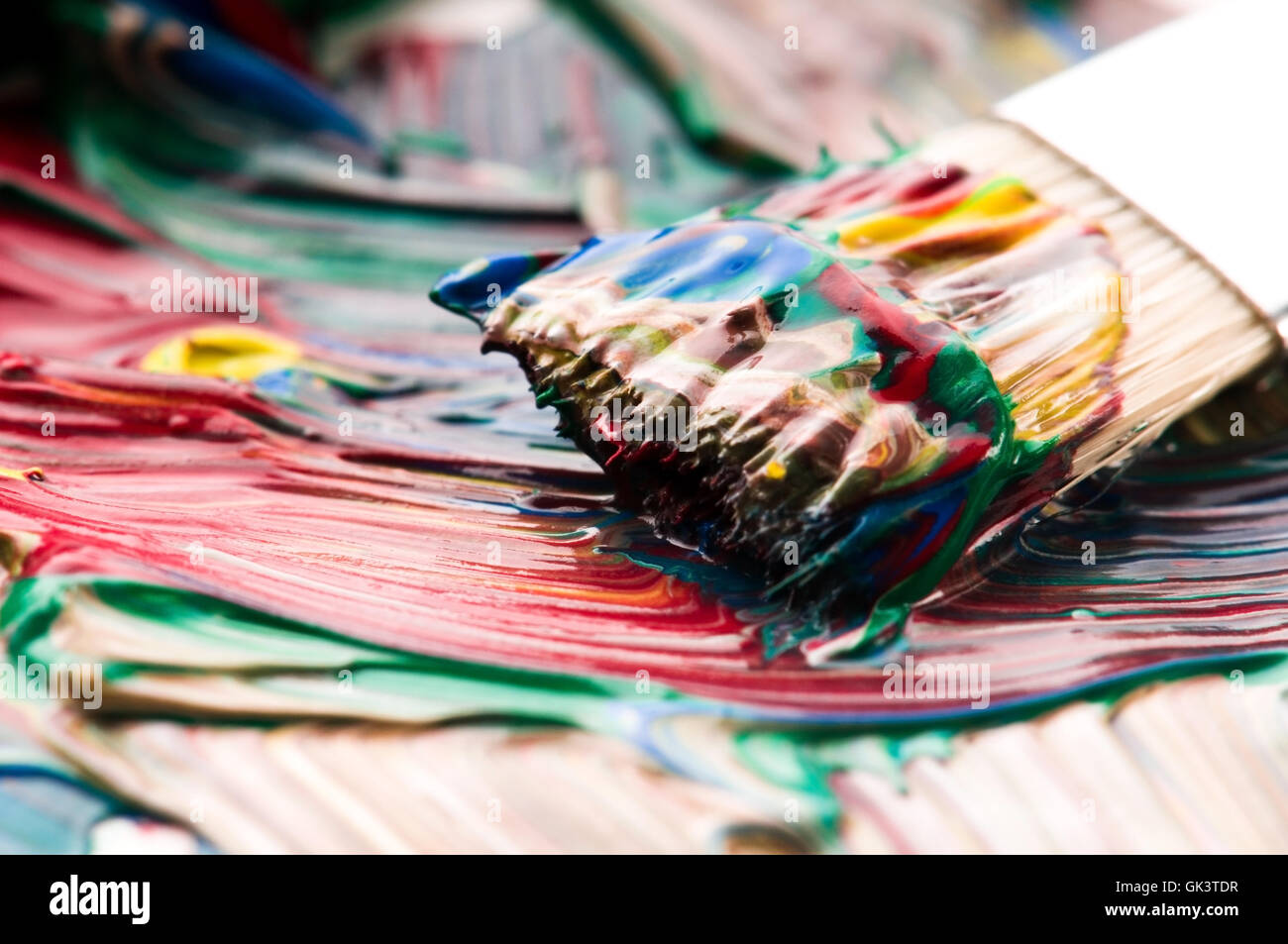 colour brush paint Stock Photo - Alamy