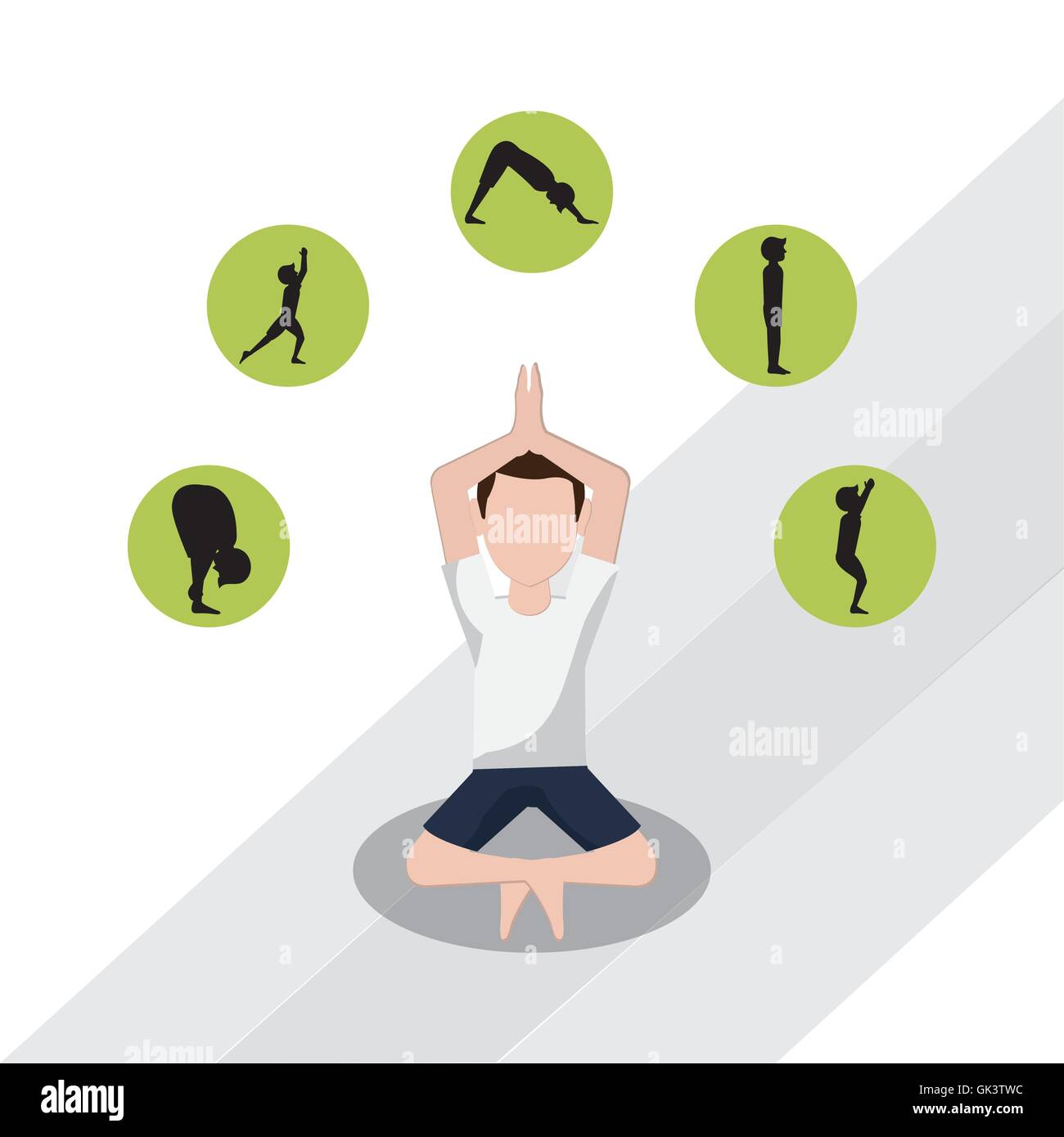 Yoga icon design, vector illustration Stock Vector Image & Art - Alamy