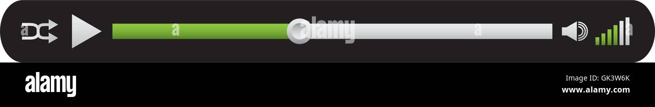 media player control panel icon Stock Vector Image & Art - Alamy