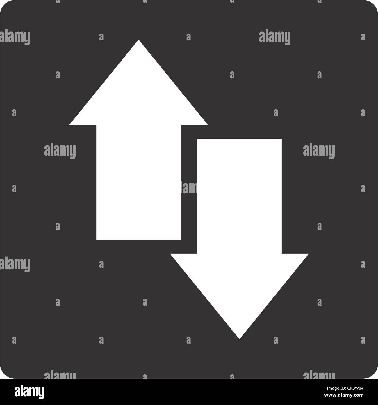 Isometric vector two arrows hi-res stock photography and images - Alamy