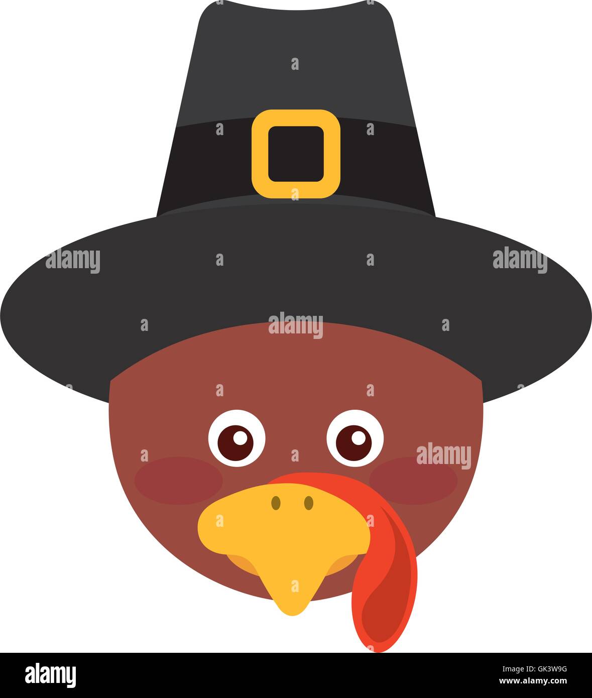 Easter turkey with hat Stock Vector Image & Art - Alamy