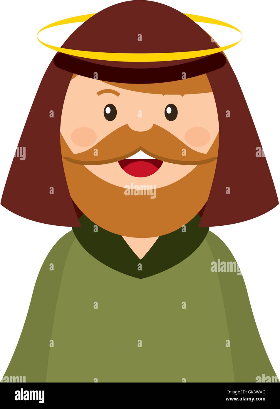 manger character cartoon isolated icon Stock Vector Image & Art - Alamy
