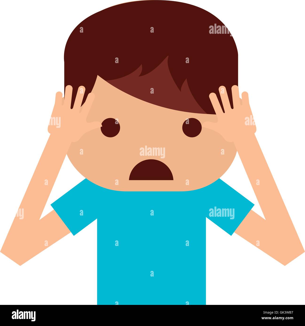 depressed person character isolated Stock Vector Image & Art - Alamy