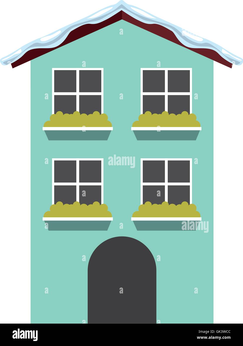 house building isolated icon Stock Vector Image & Art - Alamy