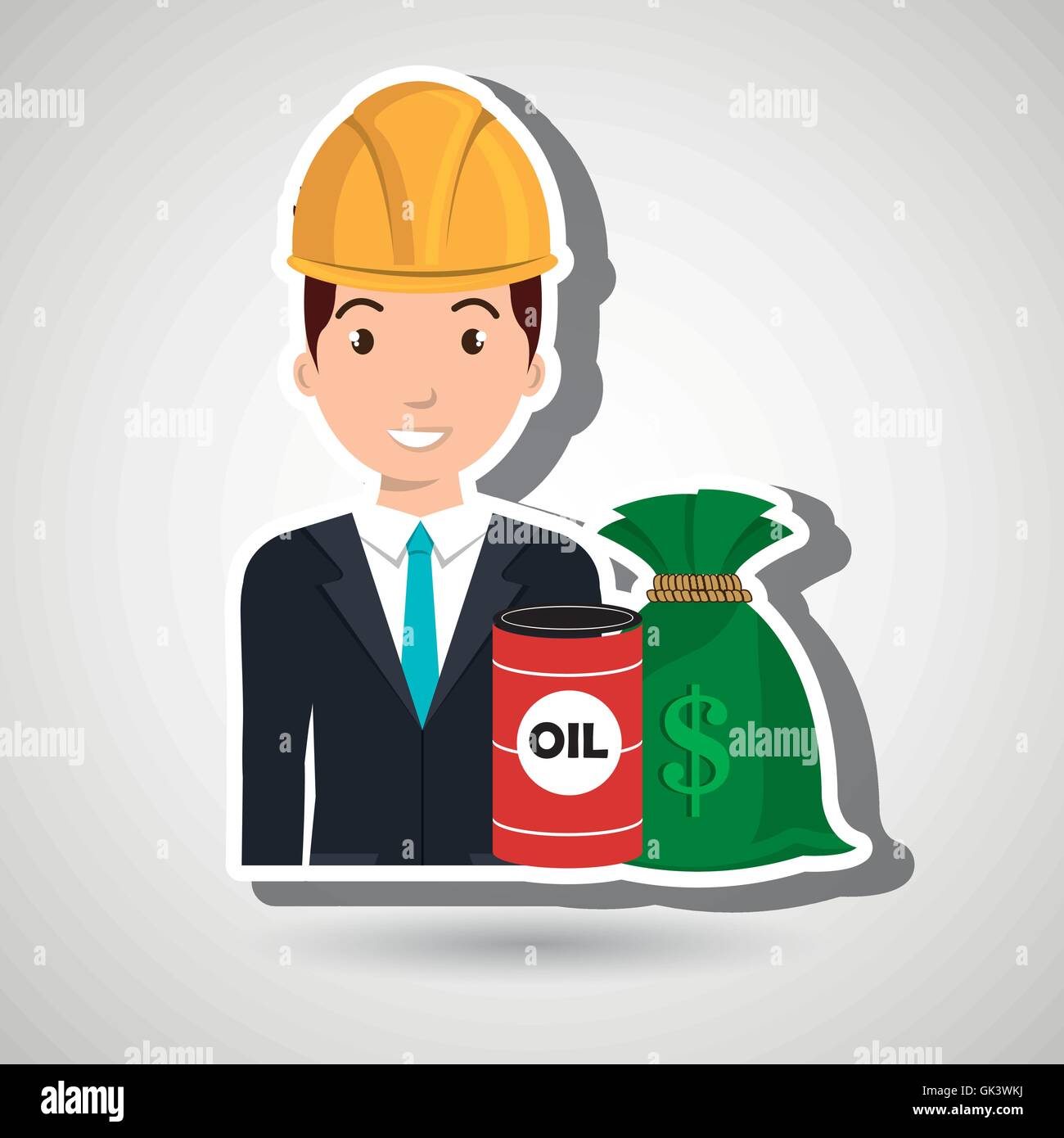 man barrel oil money Stock Vector Image & Art - Alamy