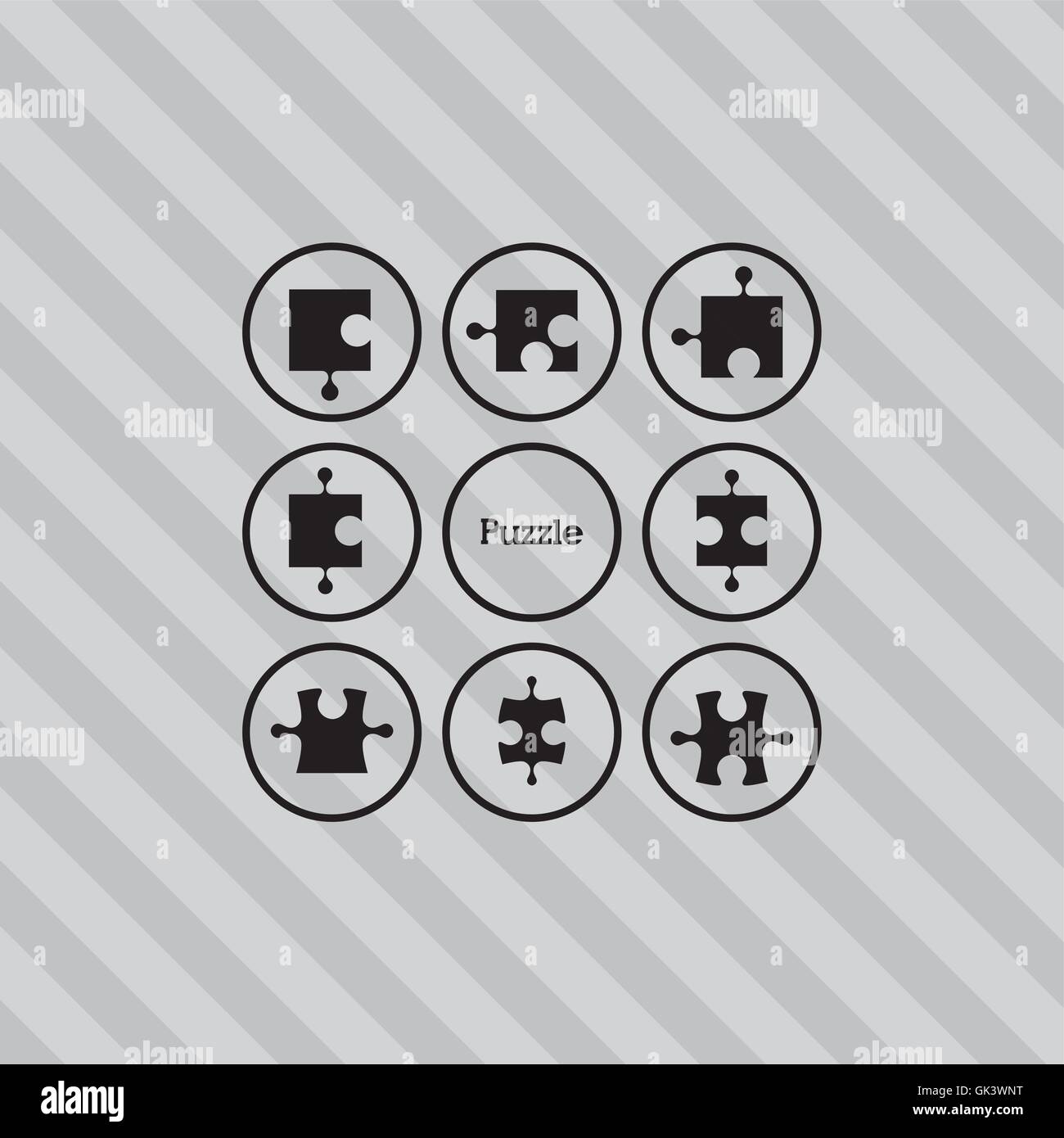 Puzzle icon design, Vector illustration Stock Vector Image & Art - Alamy