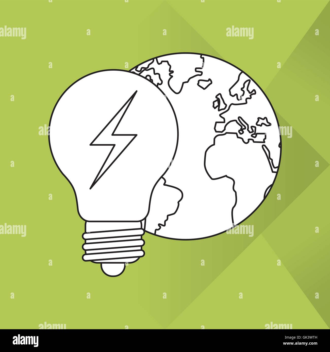 Save Energy icon design, Vector illustration Stock Vector Image & Art ...