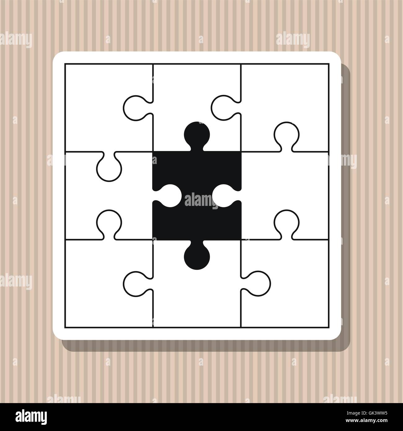 Puzzle icon design, vector illustration Stock Vector Image & Art - Alamy