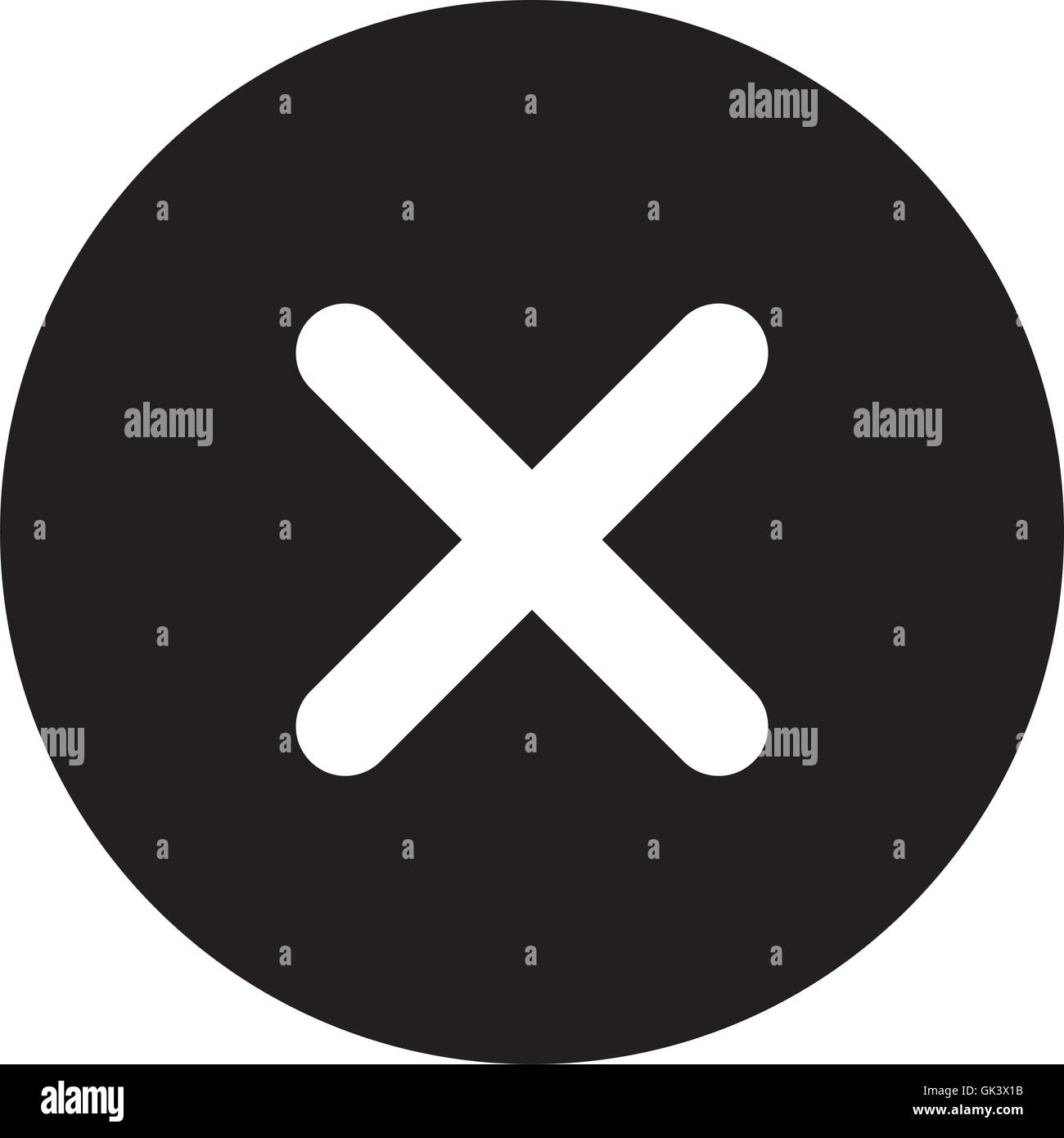 multiplication button or x icon Stock Vector Image & Art - Alamy
