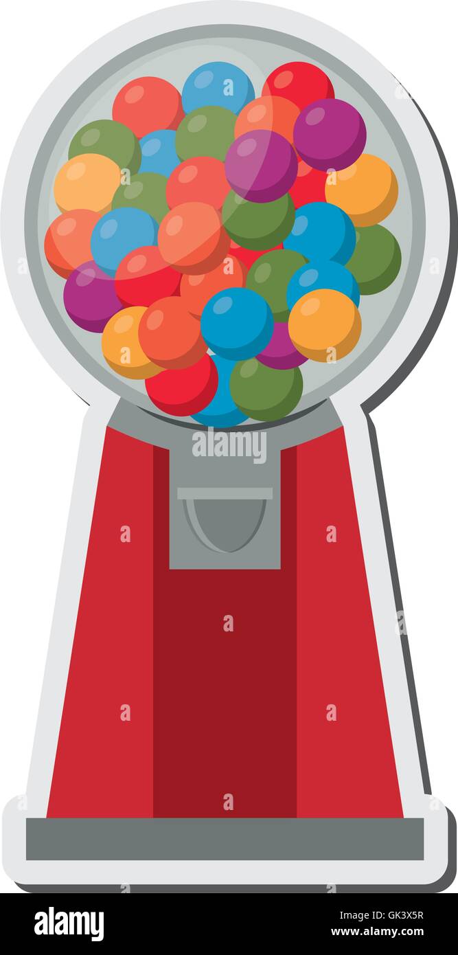 Cute cartoon vending machine Stock Vector Images - Alamy