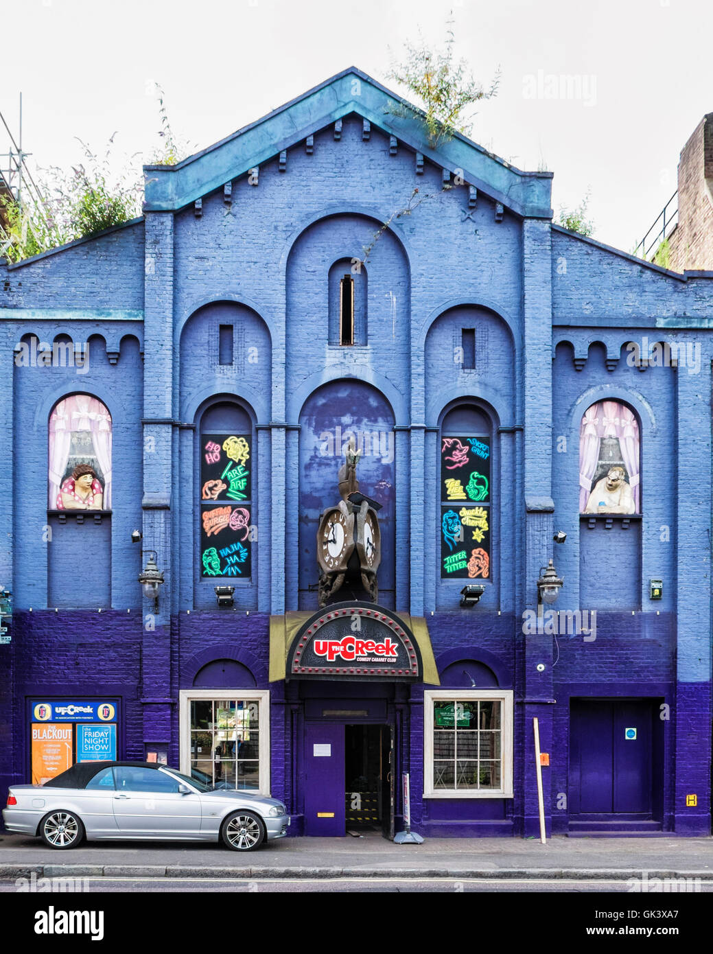 Greenwich, London. "Up the Creek" comedy and cabaret club. Building ...