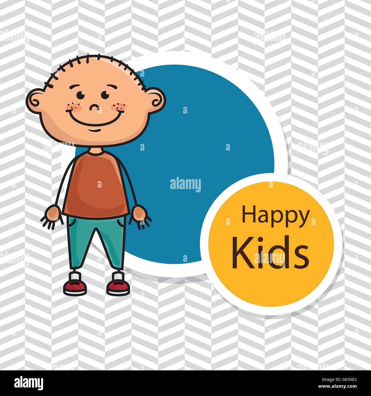 boy kids happy icon Stock Vector Image & Art - Alamy