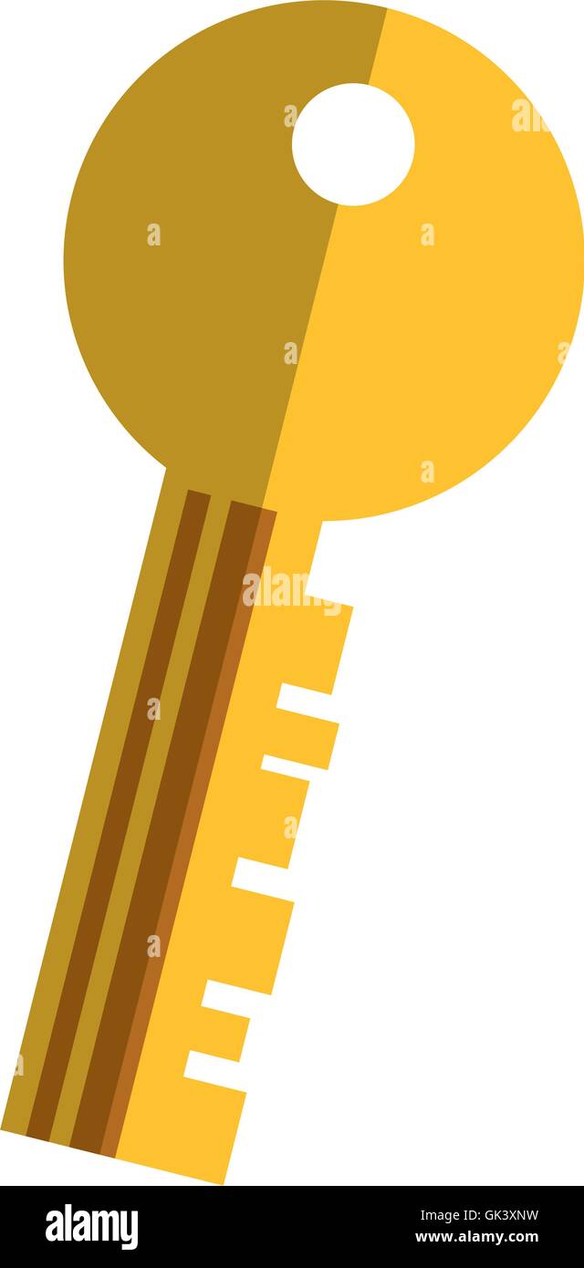 key secure isolated icon Stock Vector Image & Art - Alamy