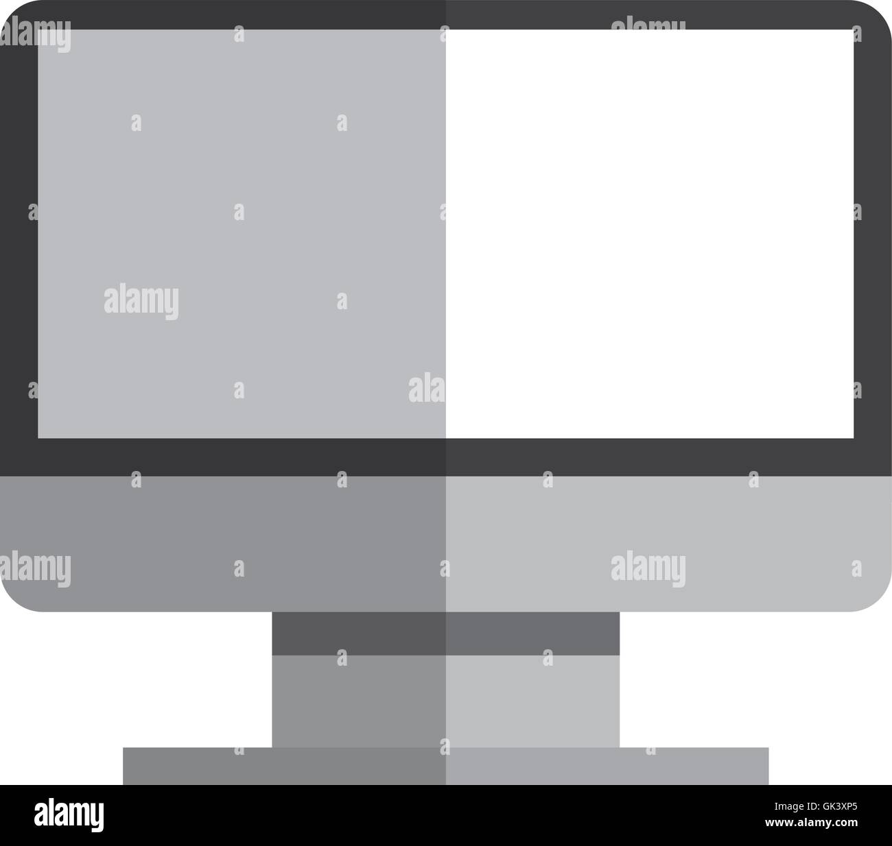 monitor computer desktop icon Stock Vector Image & Art - Alamy