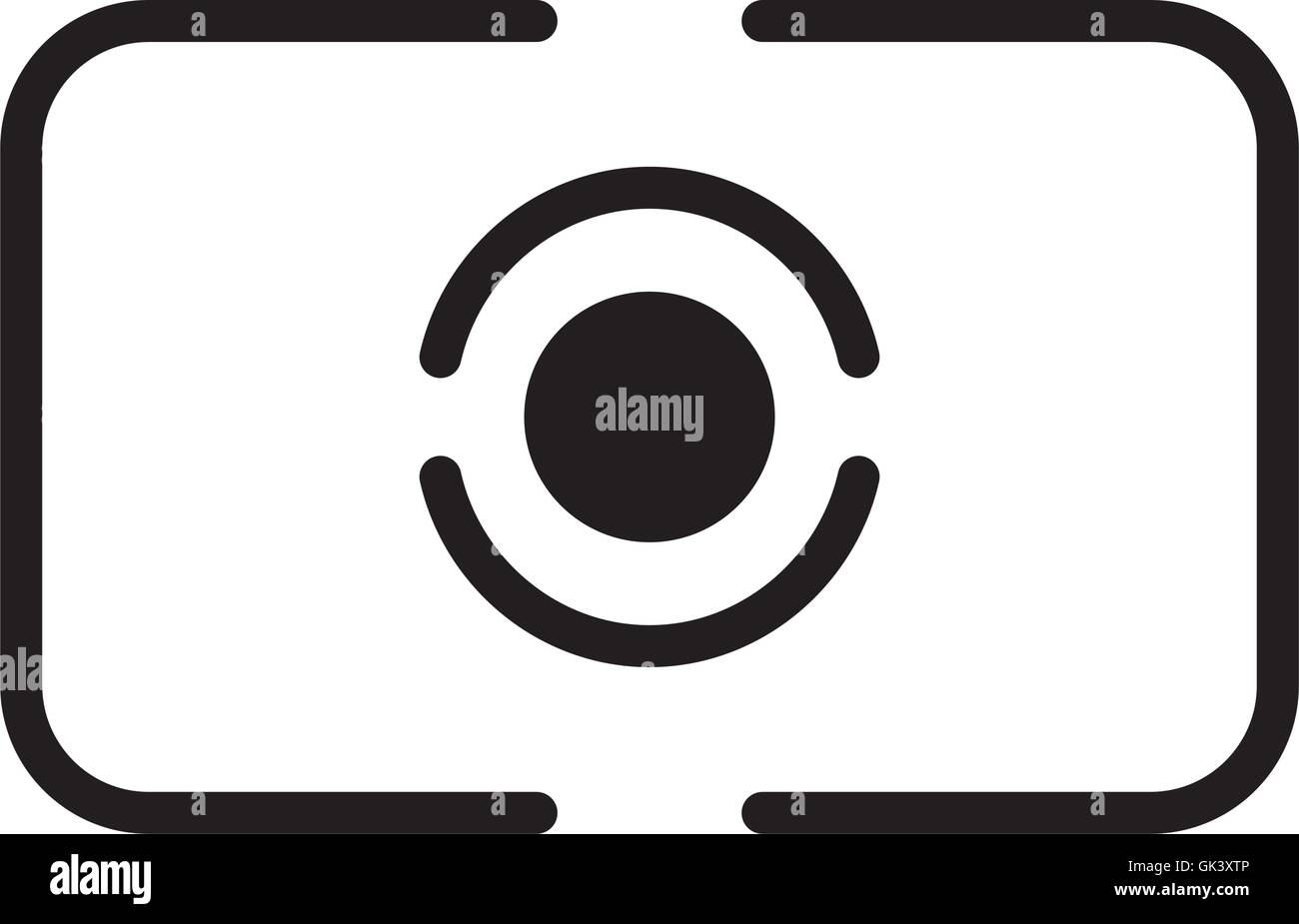 Image focusing technology Stock Vector Images - Alamy