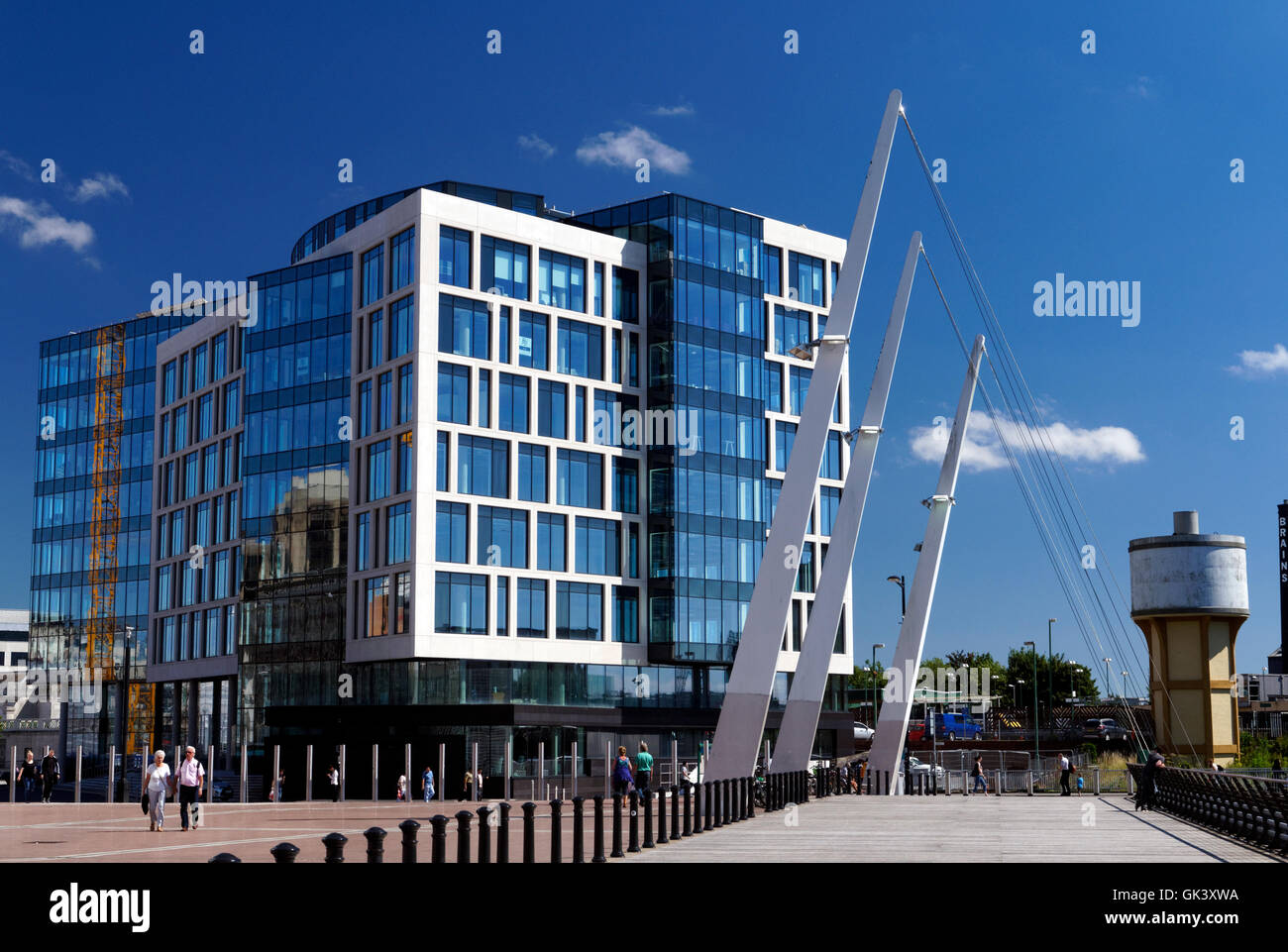 Office block, Central Square Development next to the Train Station ...