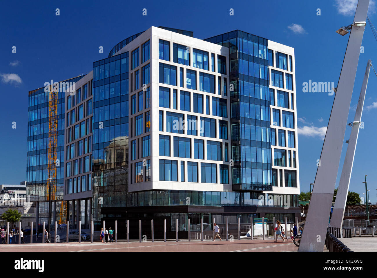 Office block, Central Square Development next to the Train Station ...