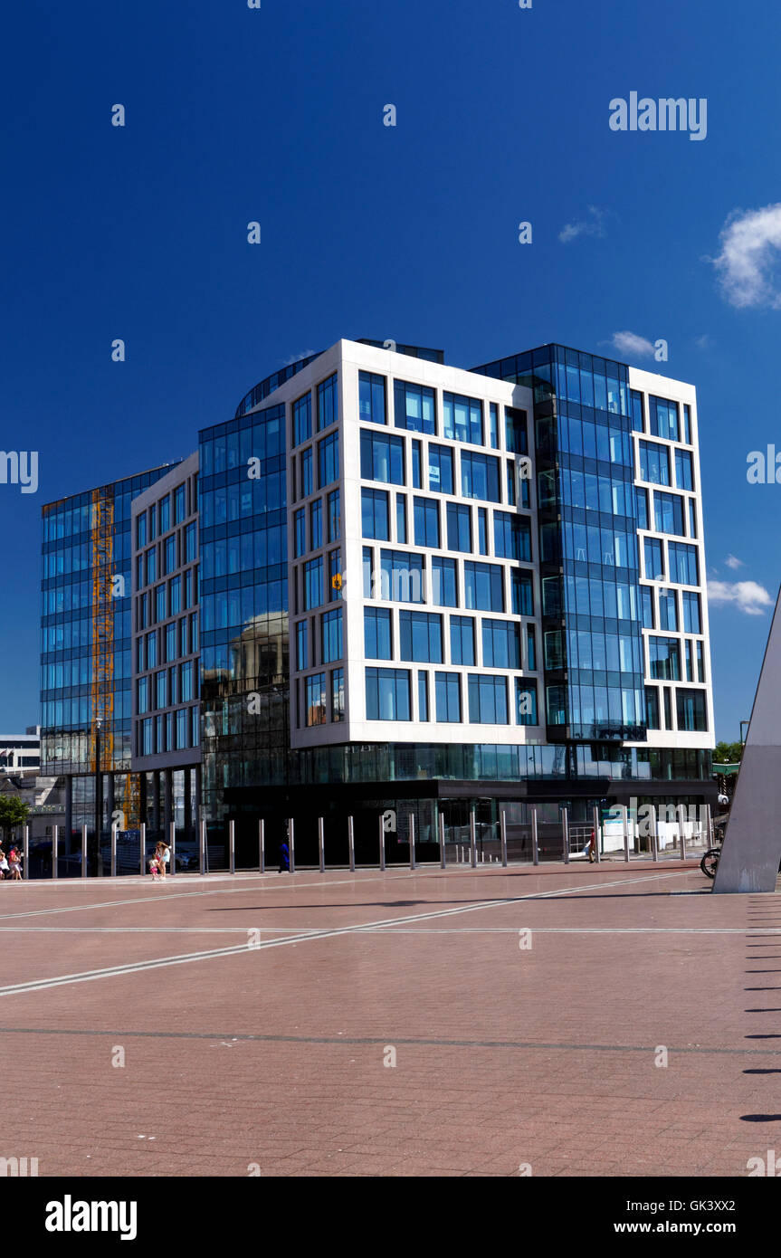 Office block, Central Square Development next to the Train Station ...