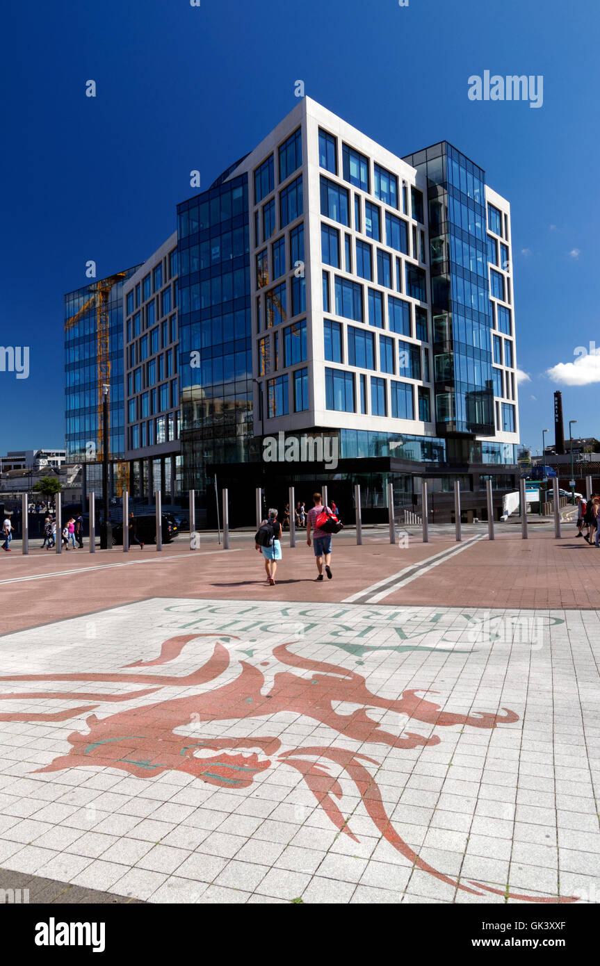 Office block, Central Square Development next to the Train Station ...