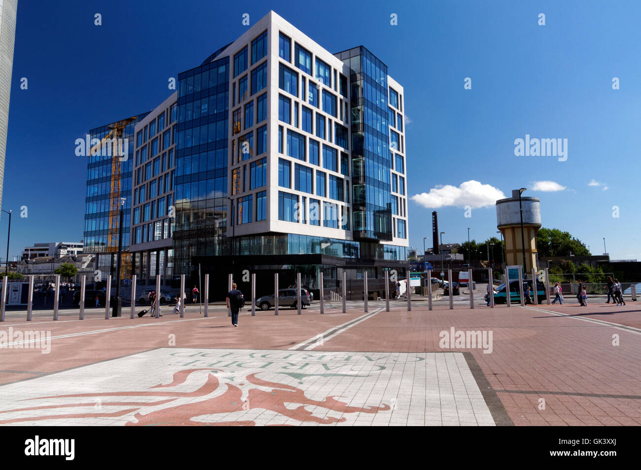Office block, Central Square Development next to the Train Station ...