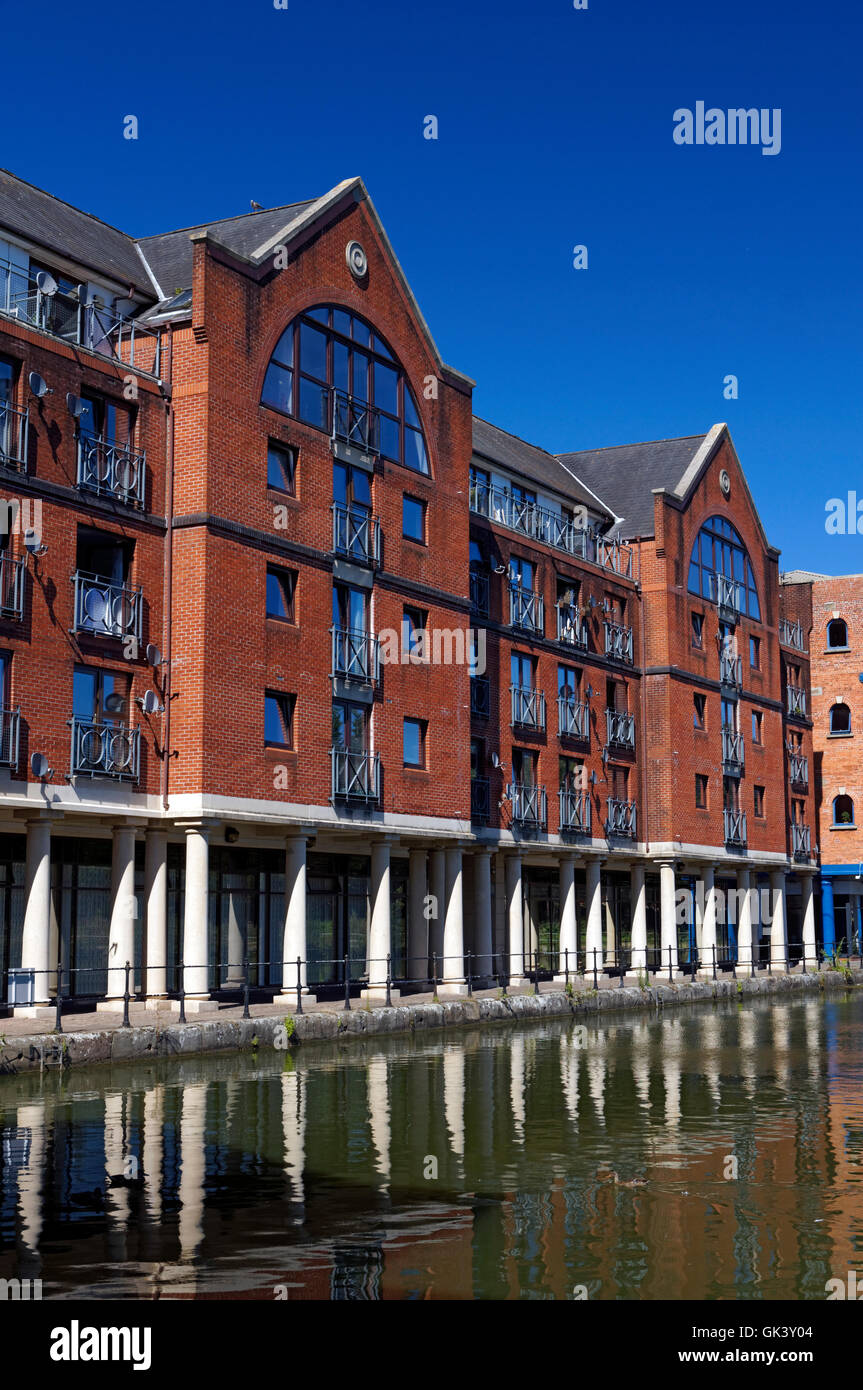 Converted Warehouses, Atlantic Wharf, Cardiff Bay, Cardiff, Wales, UK ...