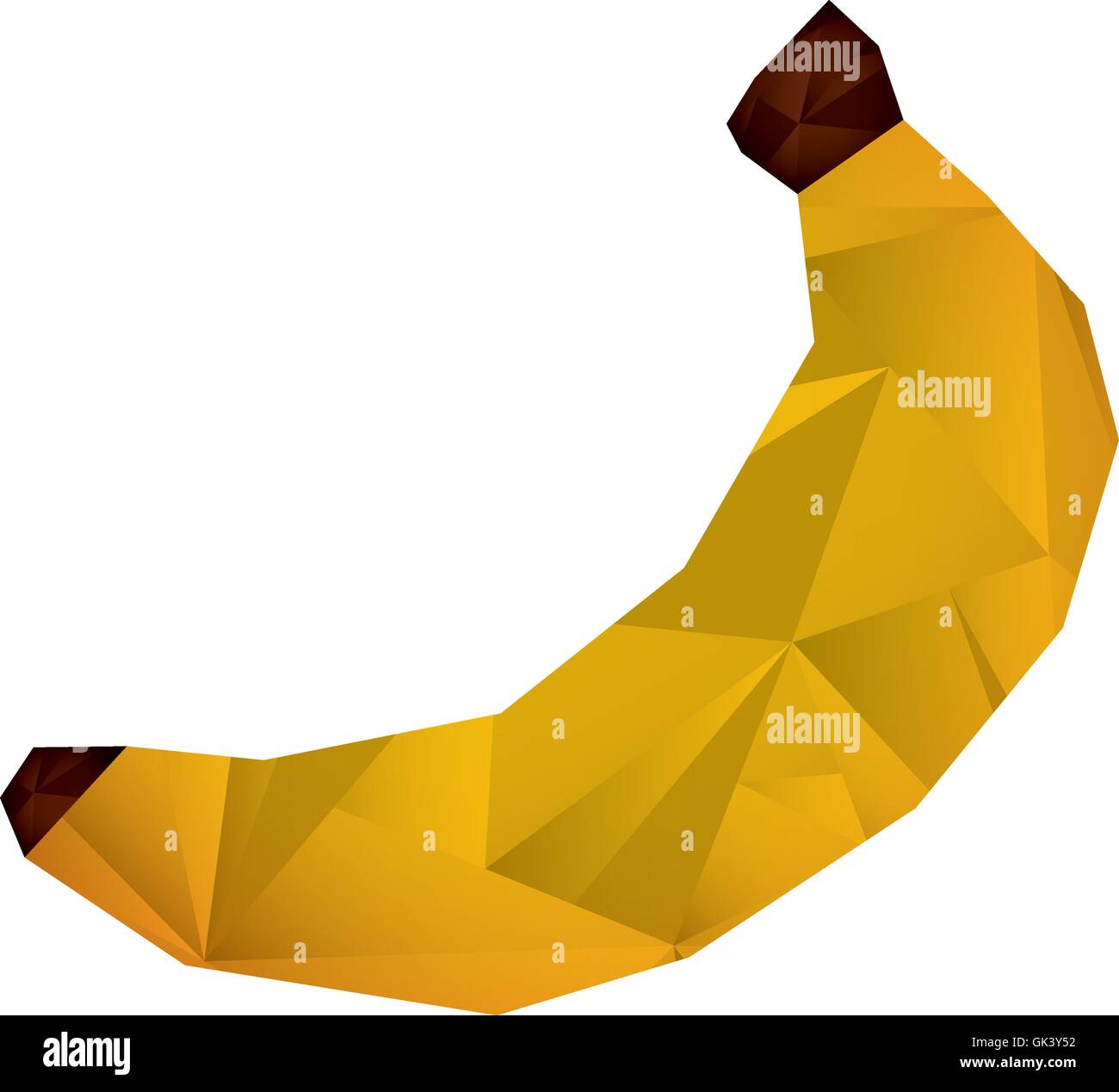 fresh fruit low poly isolated icon Stock Vector Image & Art - Alamy