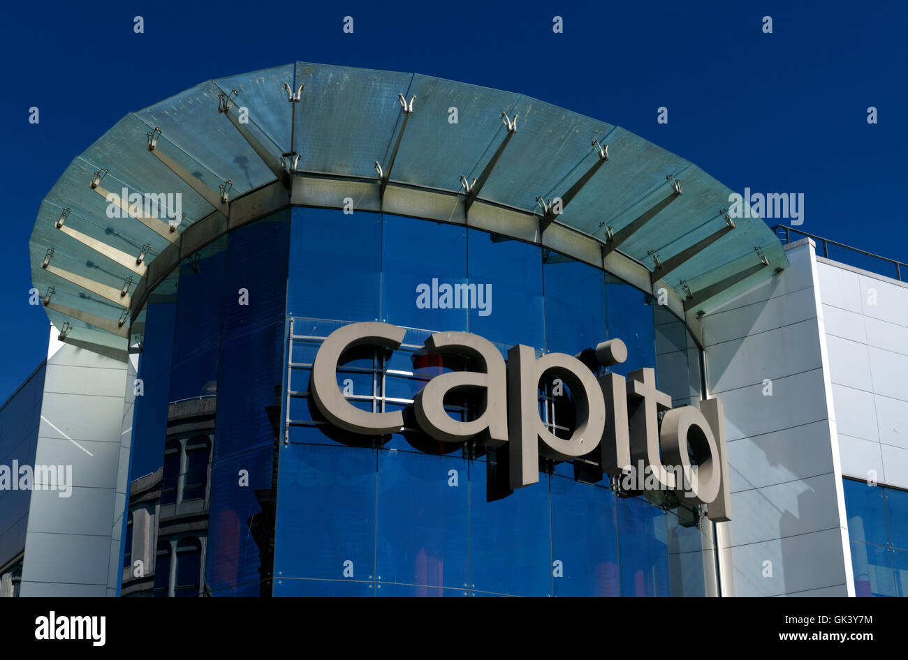 Capitol shopping centre, Queen Street, Cardiff, South Wales, UK Stock ...