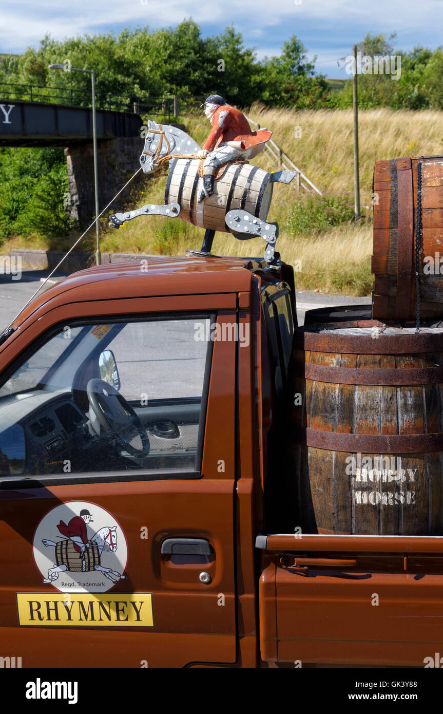 Rhymney Brewery van, Rhymney brewery, Blaenavon, Torfaen, South Wales ...