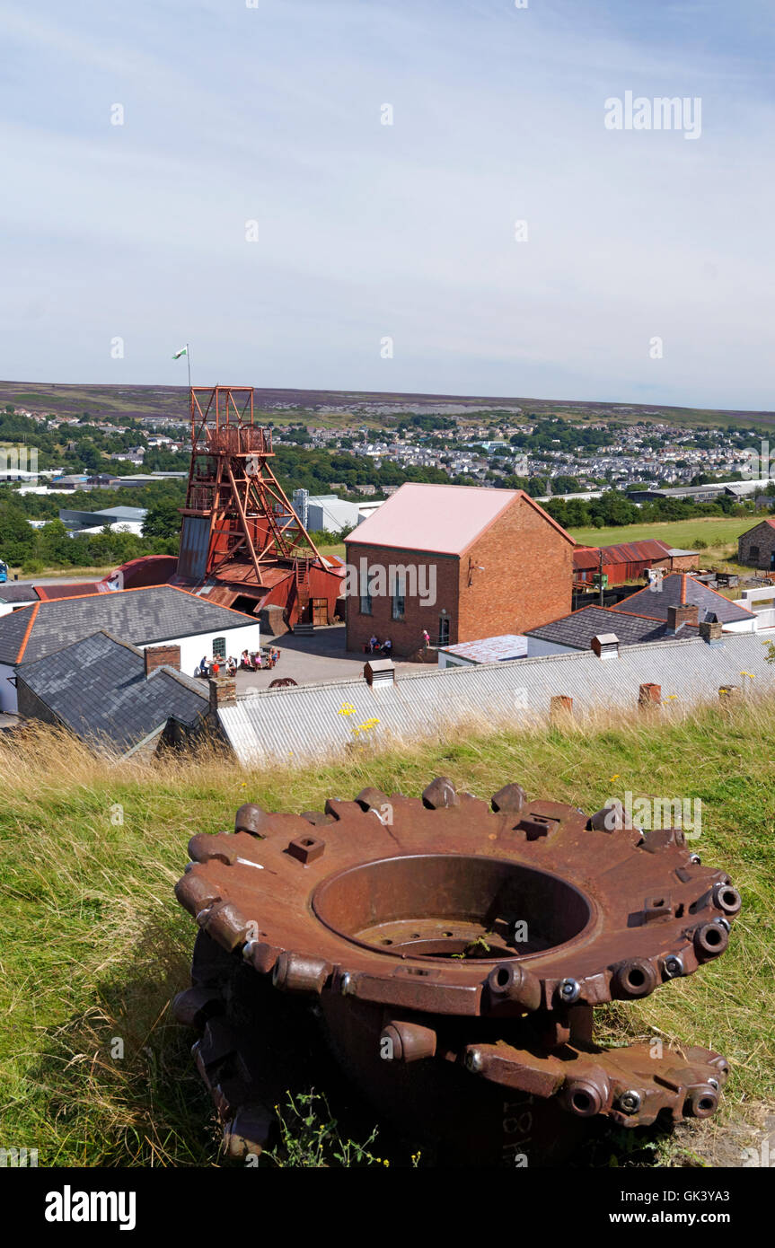 Pit Head Winding Gear, Big Pit Mining Museum, Blaenavon, Torfaen, South ...