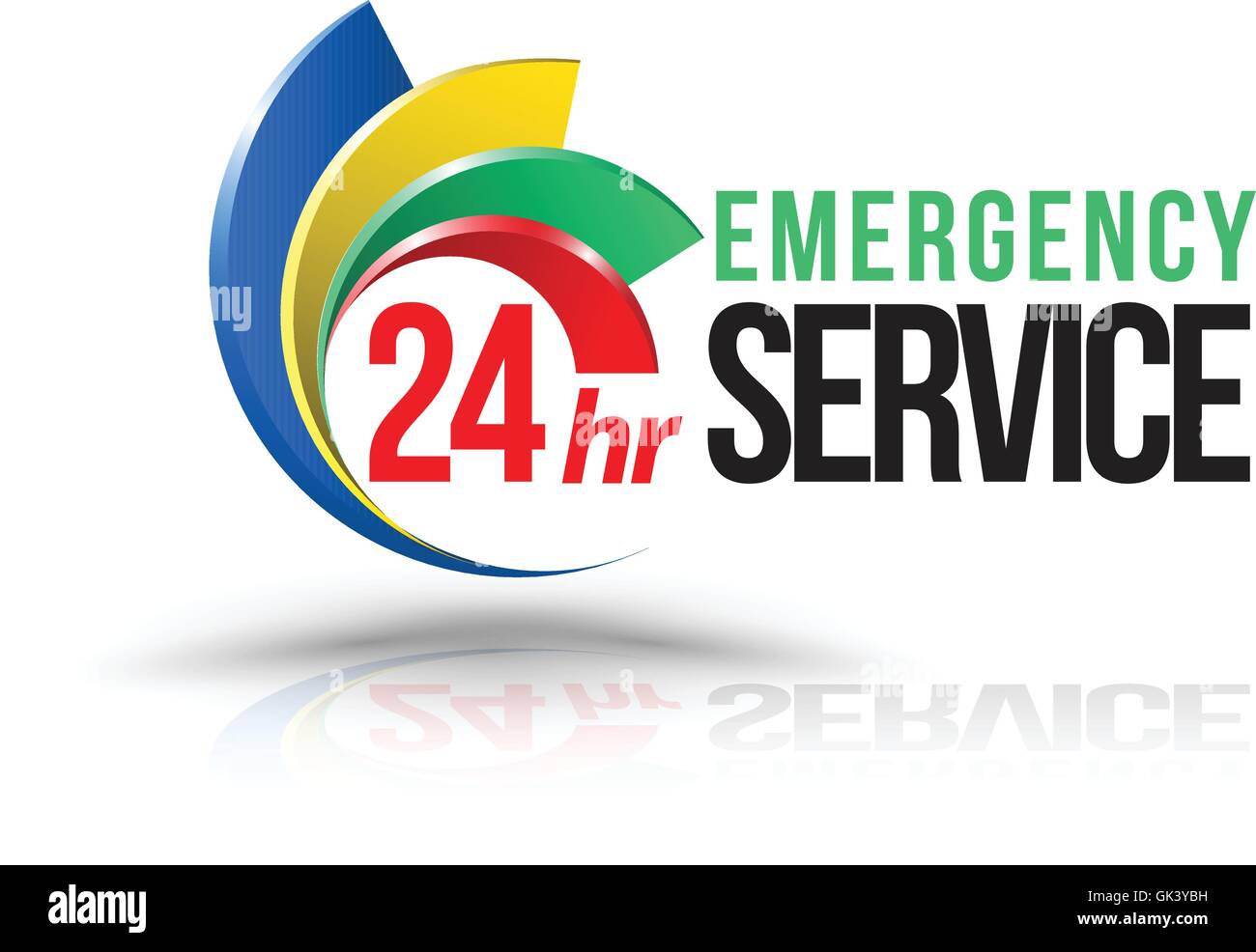 24 hours open customer service collection. Vector illustration Stock ...