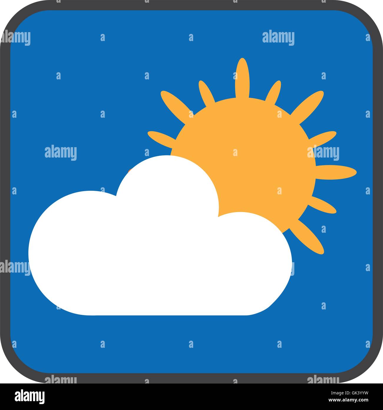 weather app icon isolated Stock Vector Image & Art - Alamy