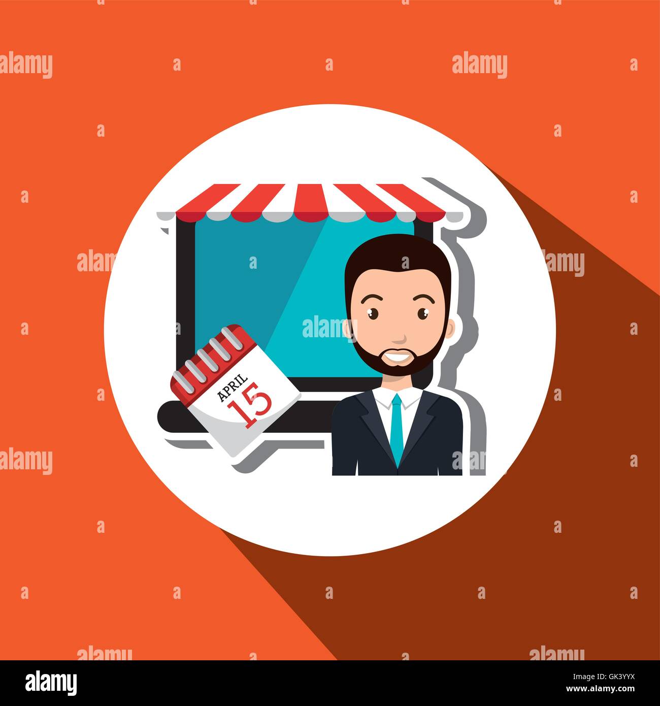 man store mark online Stock Vector Image & Art - Alamy