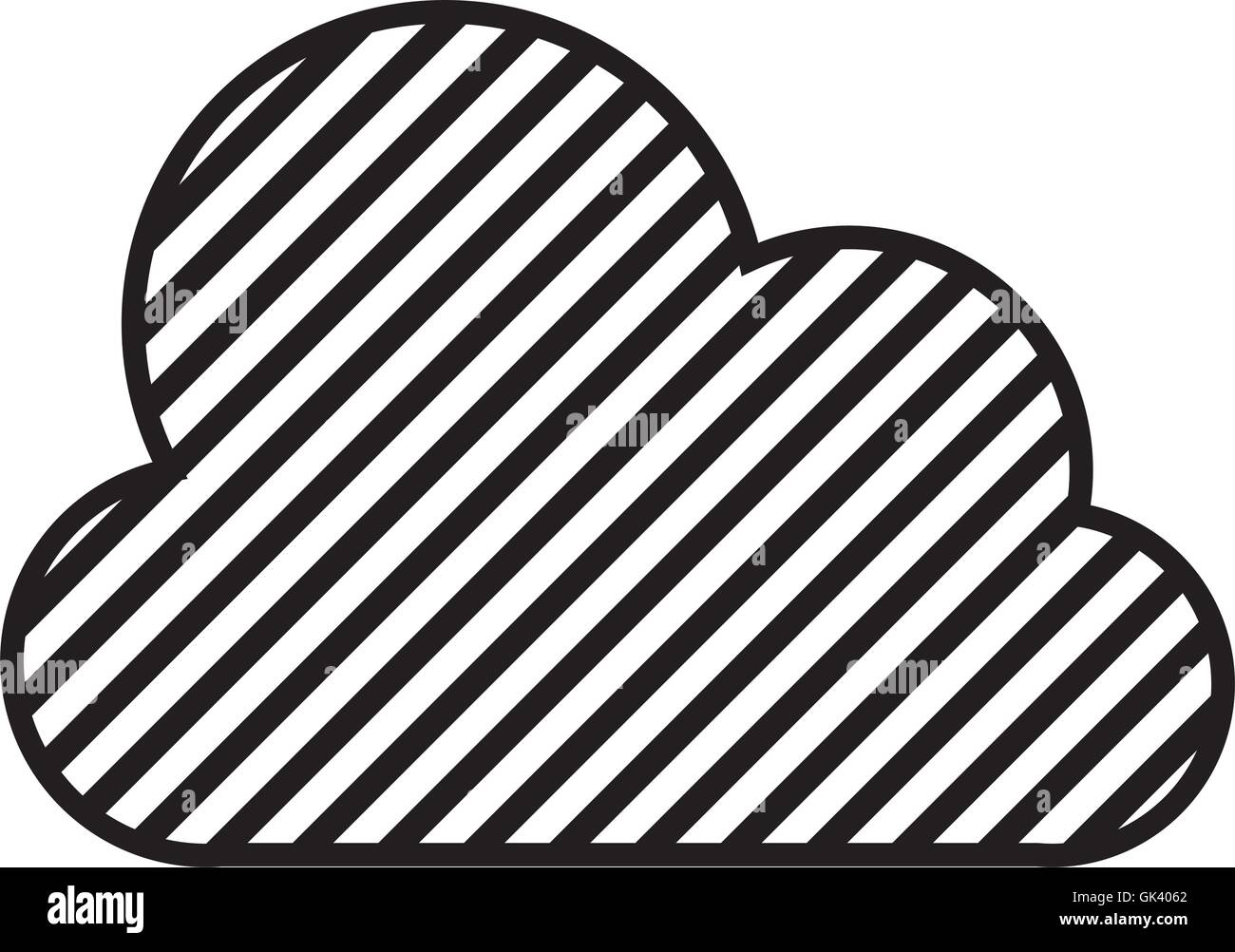 cloud computing silhouette icon Stock Vector Image & Art - Alamy