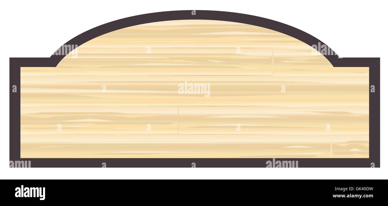 Blank store stylish wooden store sign over a white background Stock ...