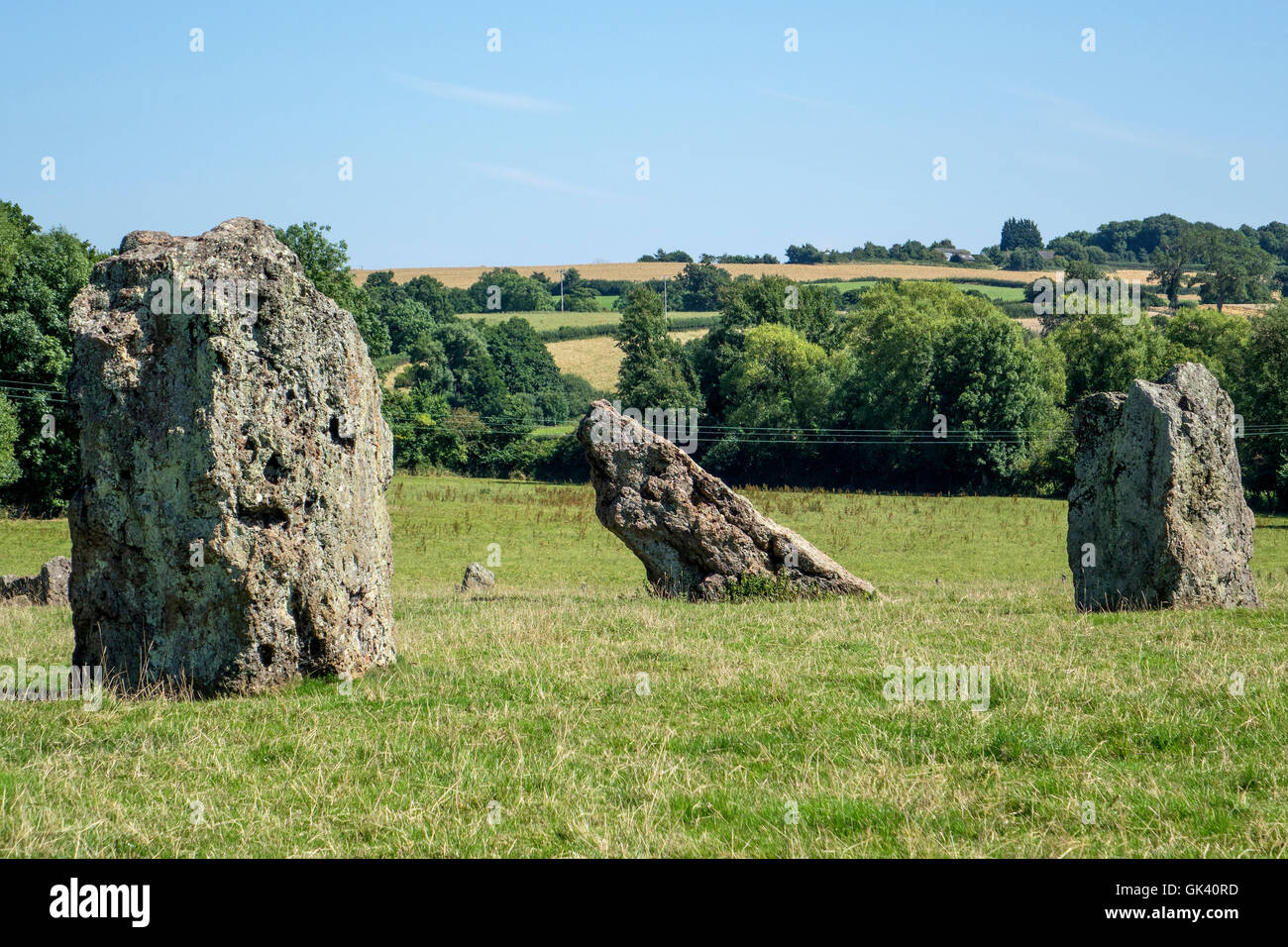 Stanton drew stone circle hi-res stock photography and images - Alamy