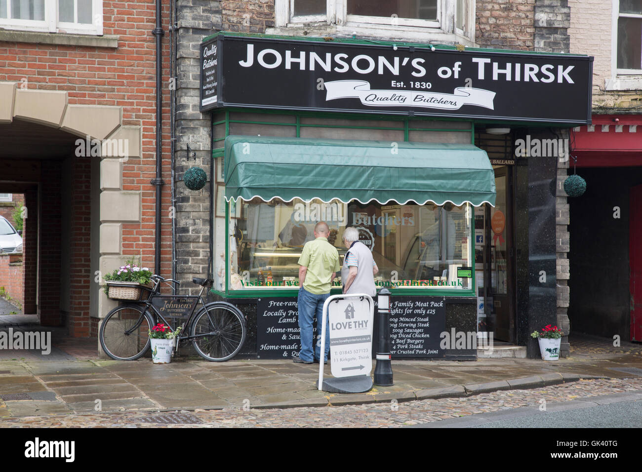 Yorkshire butcher hi-res stock photography and images - Alamy